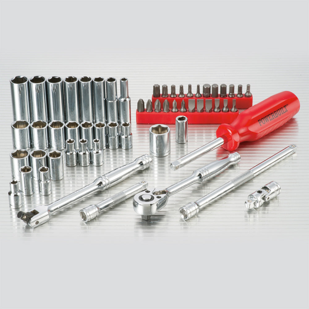 OnlineTools | Powerbuilt 1/4" Dr 58pc Combination Socket Set